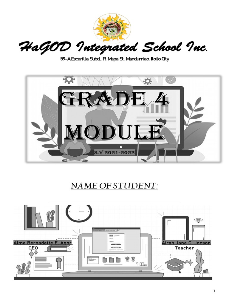 Grade 4 Week 1 Lesson 1. | PDF | Materials