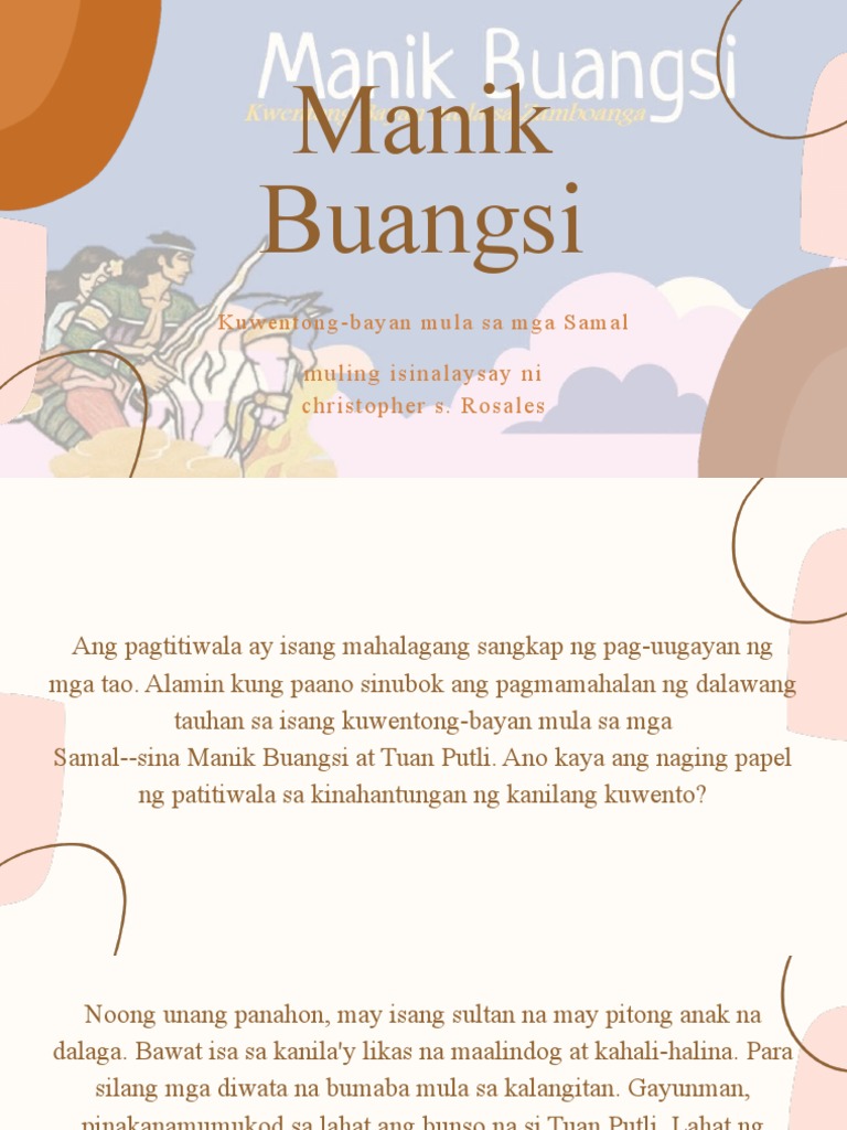 Manik Buangsi | PDF