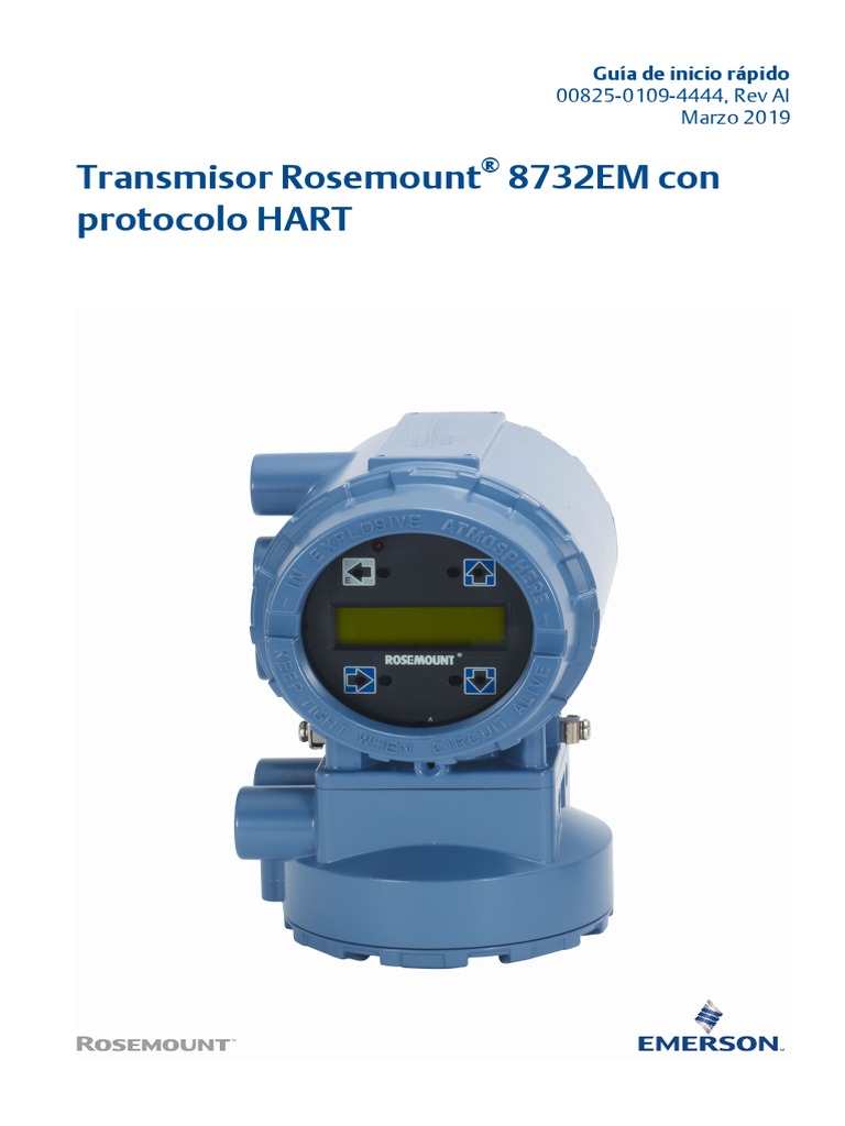 Rosemount 8732 - Caudalímetro Magnético Hart | PDF | Corriente alterna ...