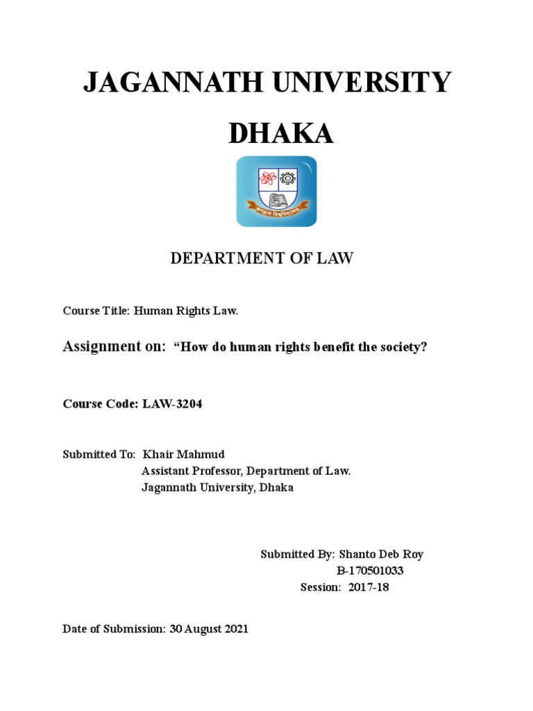 Human Rights Assignment | PDF | Human Rights | Rights