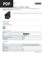 Fuse Terminal Block Specs | PDF | Fuse (Electrical) | Manufactured Goods