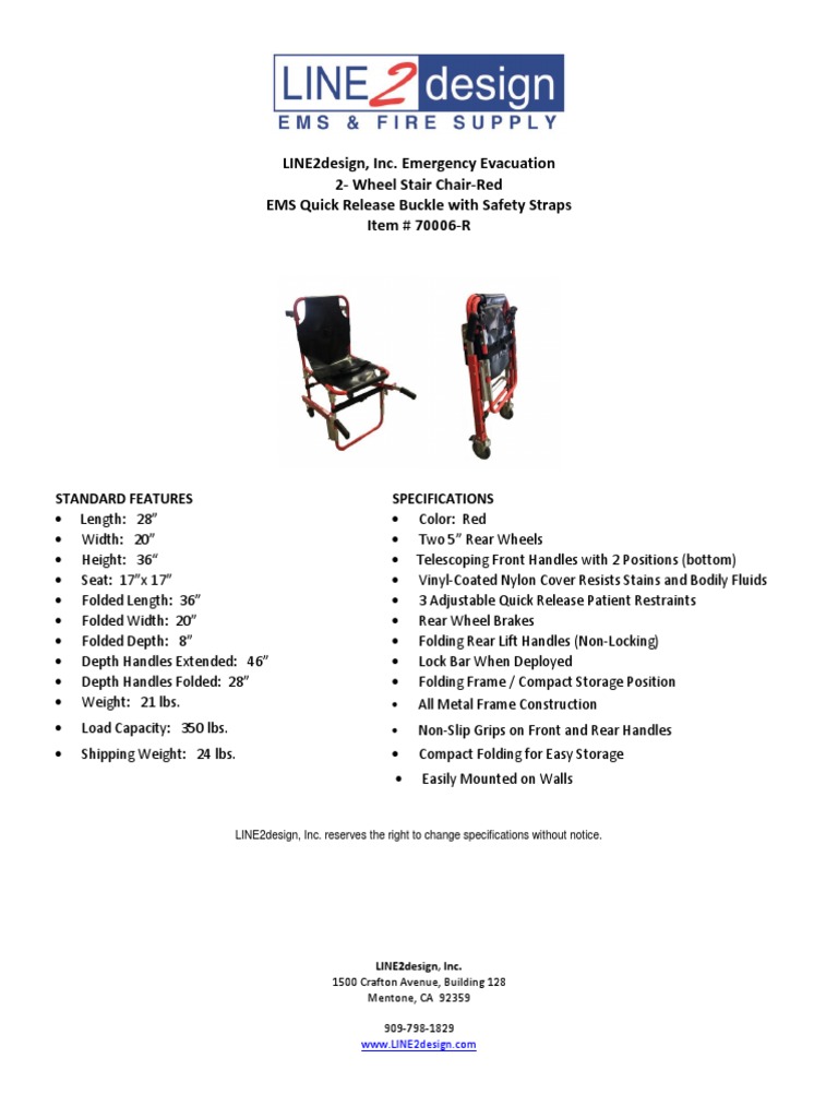 Stair Chair Instruction | PDF | Chair | Elevator
