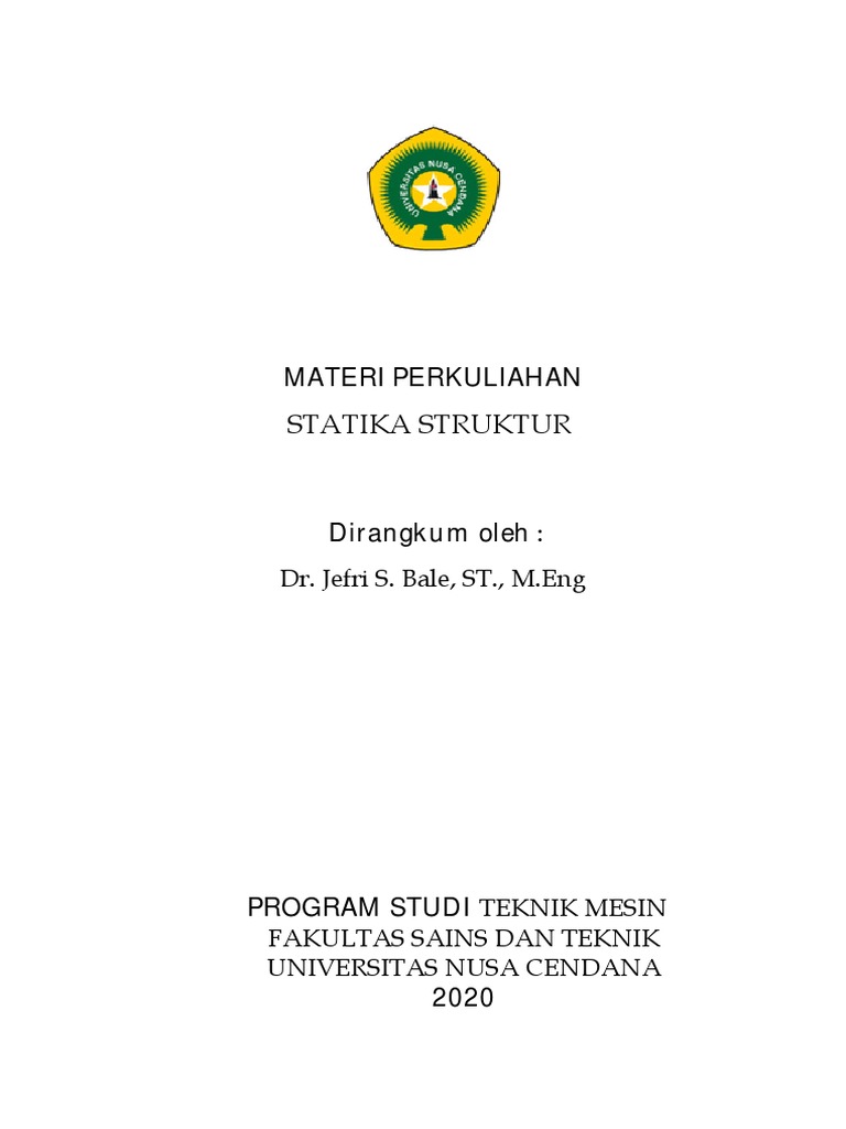 Materi Statika Struktur | PDF