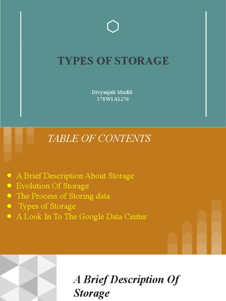 Types of Storage | PDF | Computer Data Storage | Backup