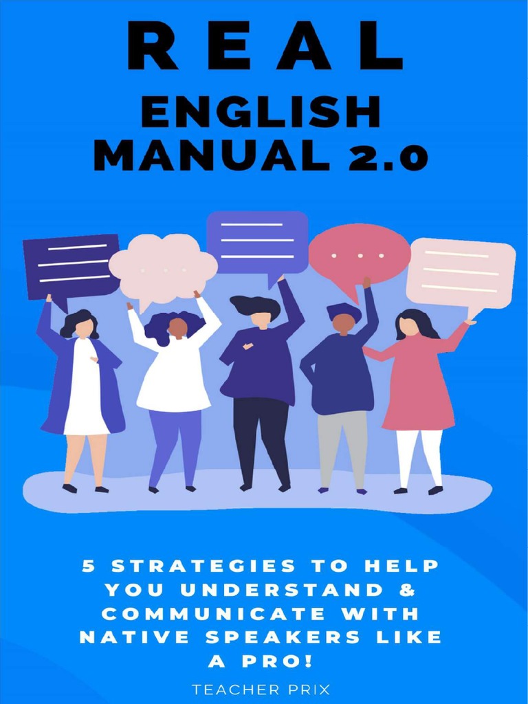 Real English Manual 2.0 | PDF | Reading Comprehension | English Language
