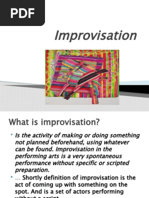 Improvise Definition