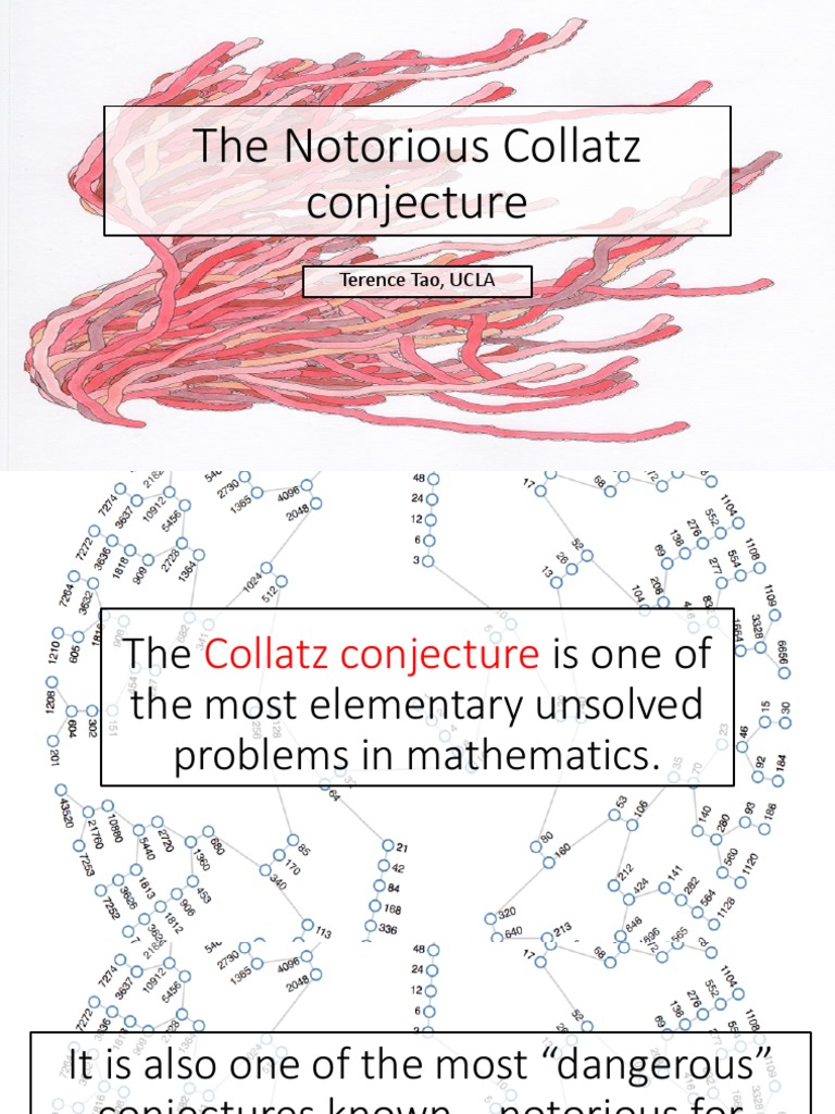 The Notorious Collatz Conjecture: Terence Tao, UCLA | PDF | Mathematics ...