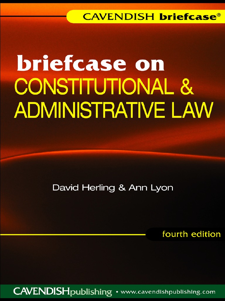 David Herling Briefcase On Constitutional And Administrative Law