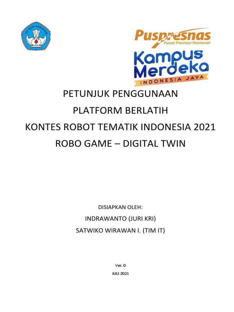 Petunjuk Platform KRTMI | PDF | Game & Aktivitas | Komputer