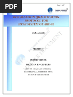Ahu Operation Qualification Document | PDF | Verification And ...