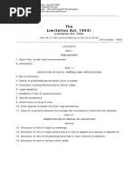 Limitation Act 1963 | PDF | Lawsuit | Civil Law (Common Law)