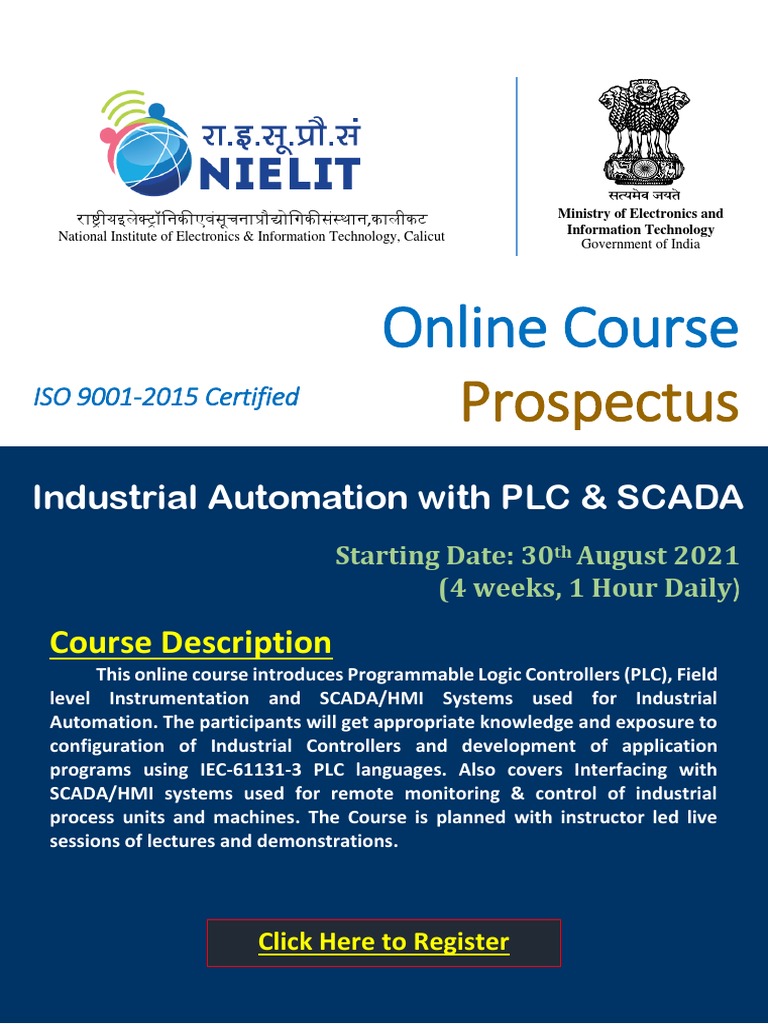 01-Prospectus PLC SCADA | PDF | Programmable Logic Controller | Scada