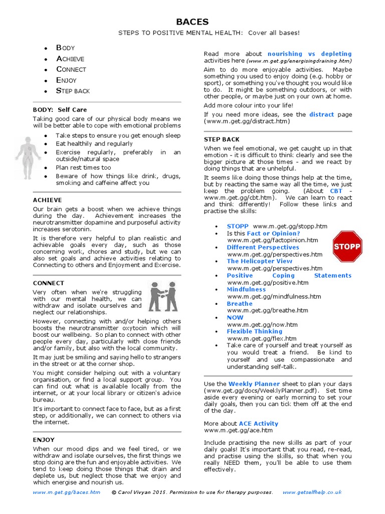 BACES | Download Free PDF | Mental Health | Psychology