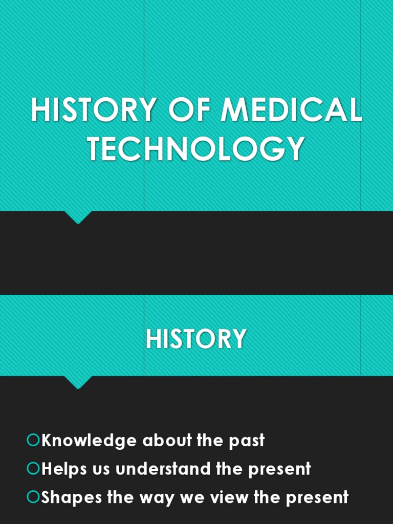 Lesson 1 Part 1 History of Medical Technology in US | PDF | Pathology ...