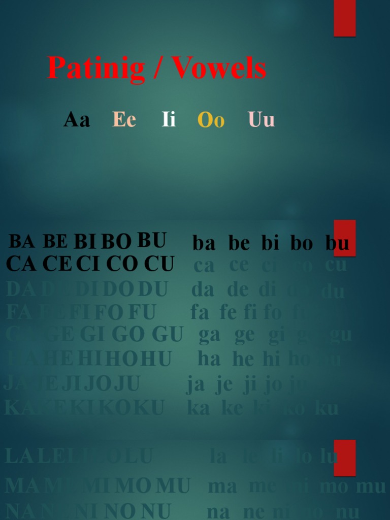 Patinig | PDF