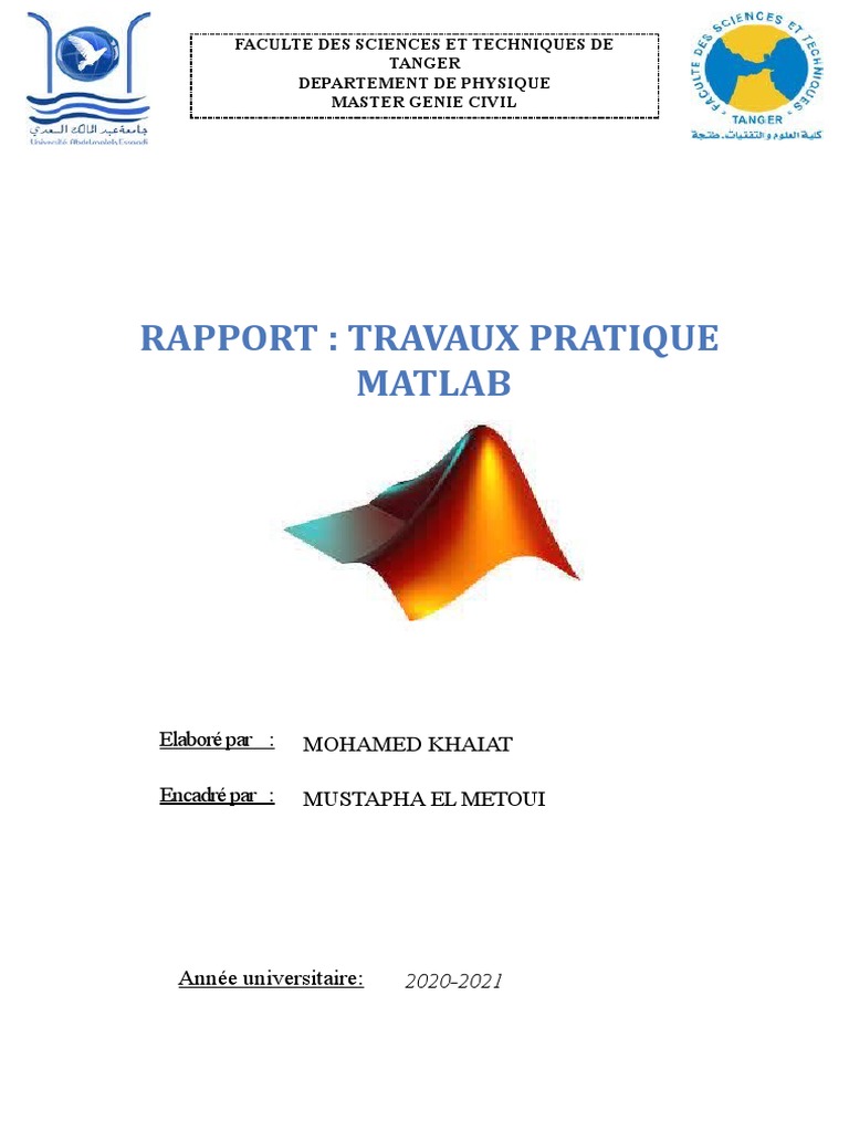 TP Matlab | PDF | Équations | Équation différentielle ordinaire