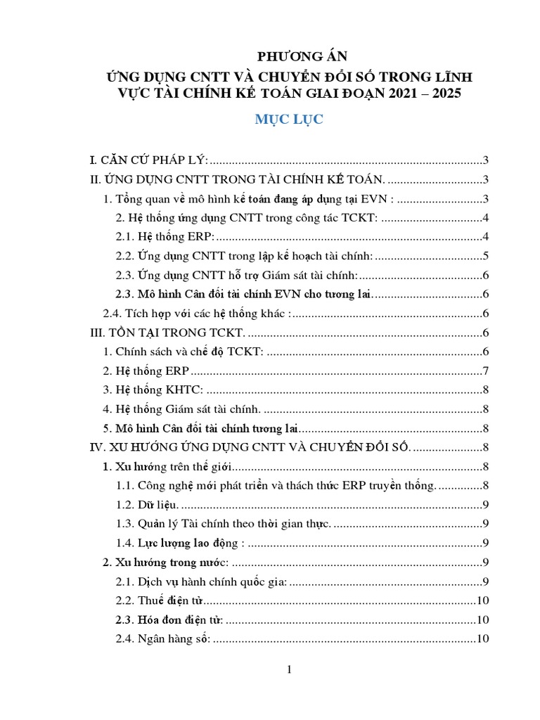 CĐS Evn - TCKT | PDF