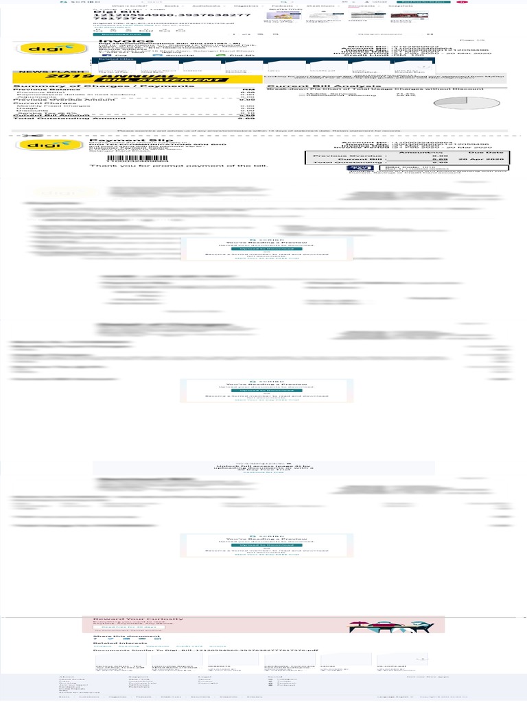 Digi Bill 19 | PDF | Cheque | Payments