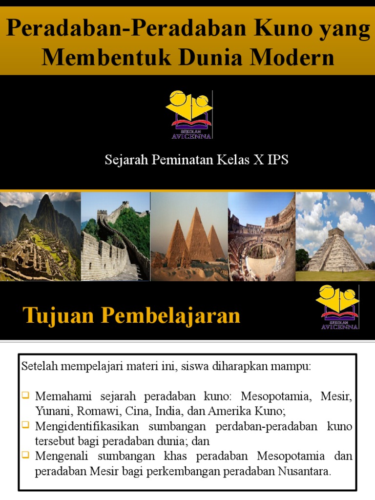 Peradaban-Peradaban Kuno Yang Membentuk Dunia Modern | PDF