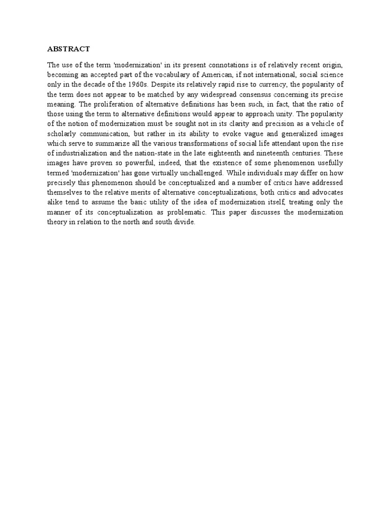 Modernization Theory | PDF | Modernization Theory | Colonialism