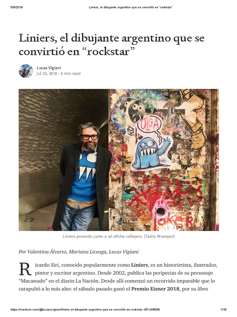 Liniers, El Dibujante Argentino Que Se Convirtió en "Rockstar" | PDF ...