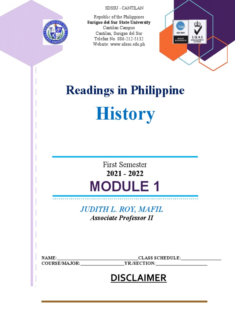 RPH Module 1 | PDF | Primary Sources | Historiography