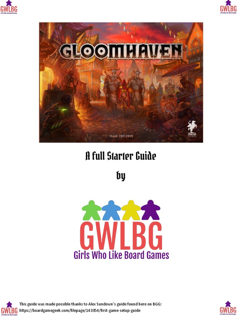 Gloomhaven Starter Guide by GWLBG v2.2 | PDF | Tabletop Games | Gaming