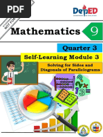 Math-9-Q3-Module 1 Quadrilaterals | PDF | Rectangle | Polytopes