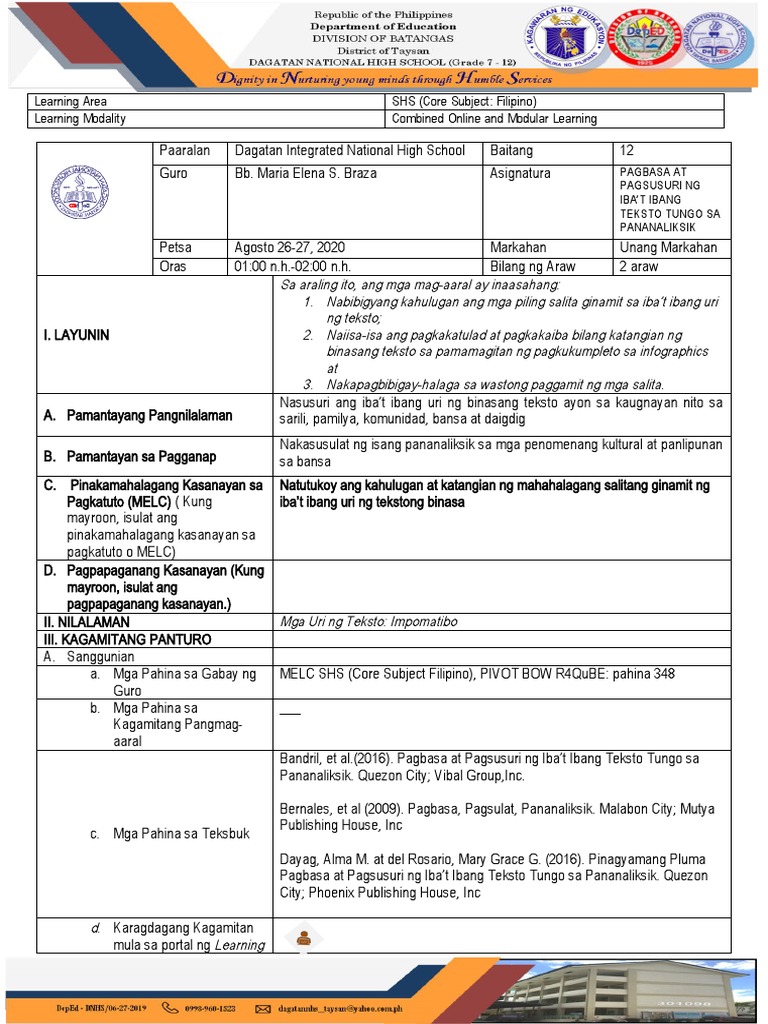 Ppittp - Week 2 Exemplar | PDF