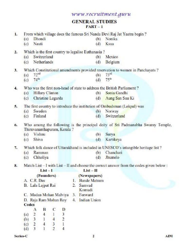 General Studies | PDF