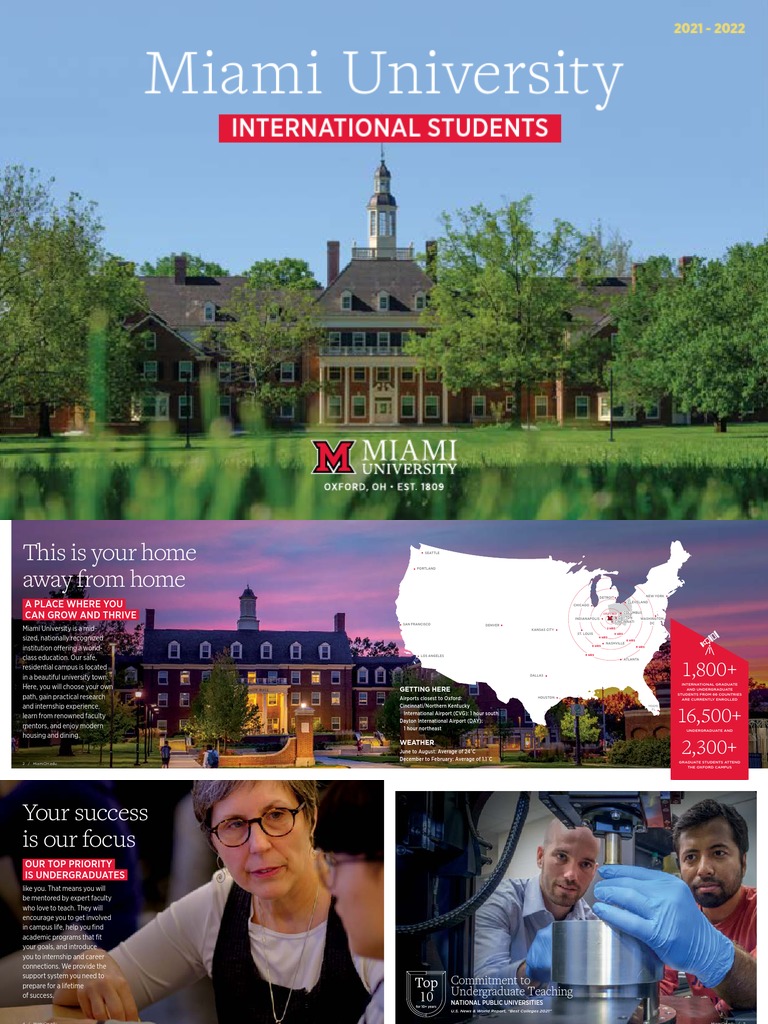 Miami University International Student Guide | PDF | University And ...