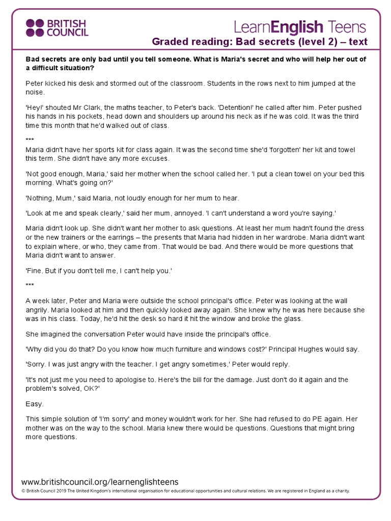 Bad Secrets Revealed: How Opening Up About Abuse Can Help Both Maria ...