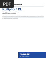 Lutrol F 127: Technical Information | PDF | Polyethylene Glycol | Solution