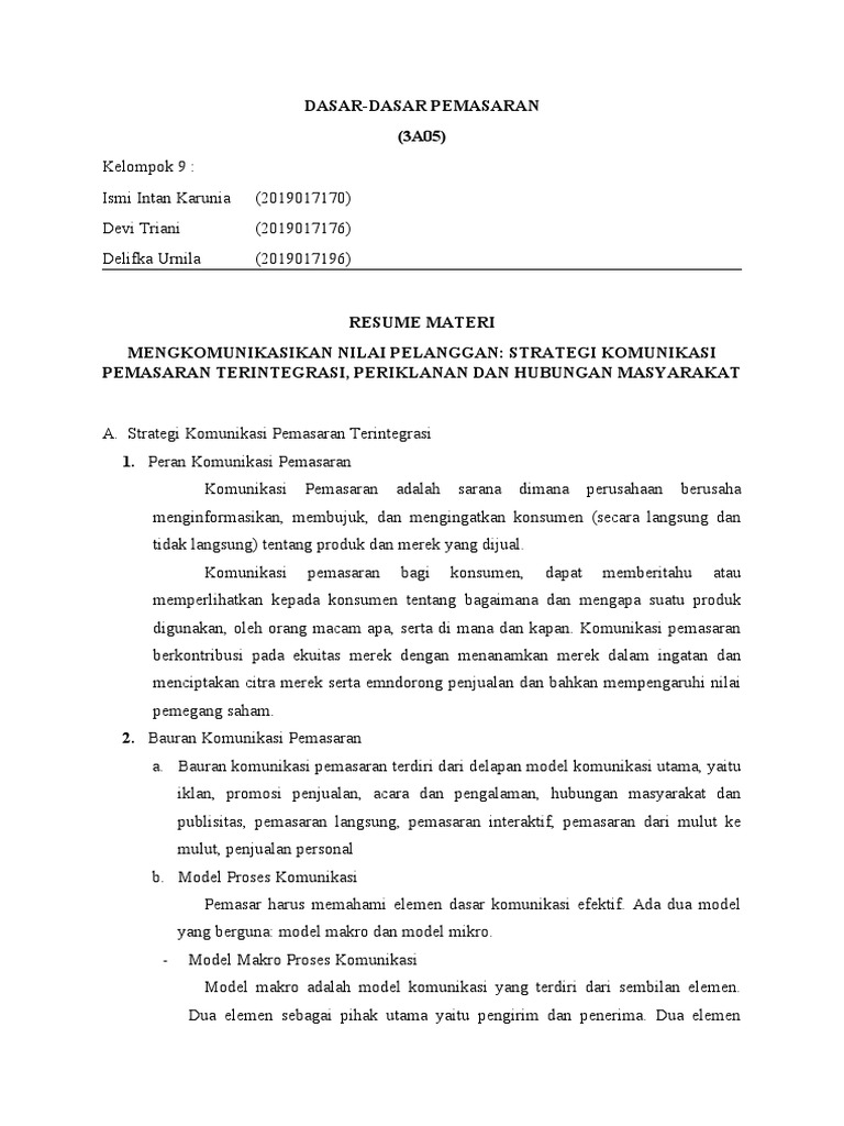 Resume DDP Kel9 | PDF