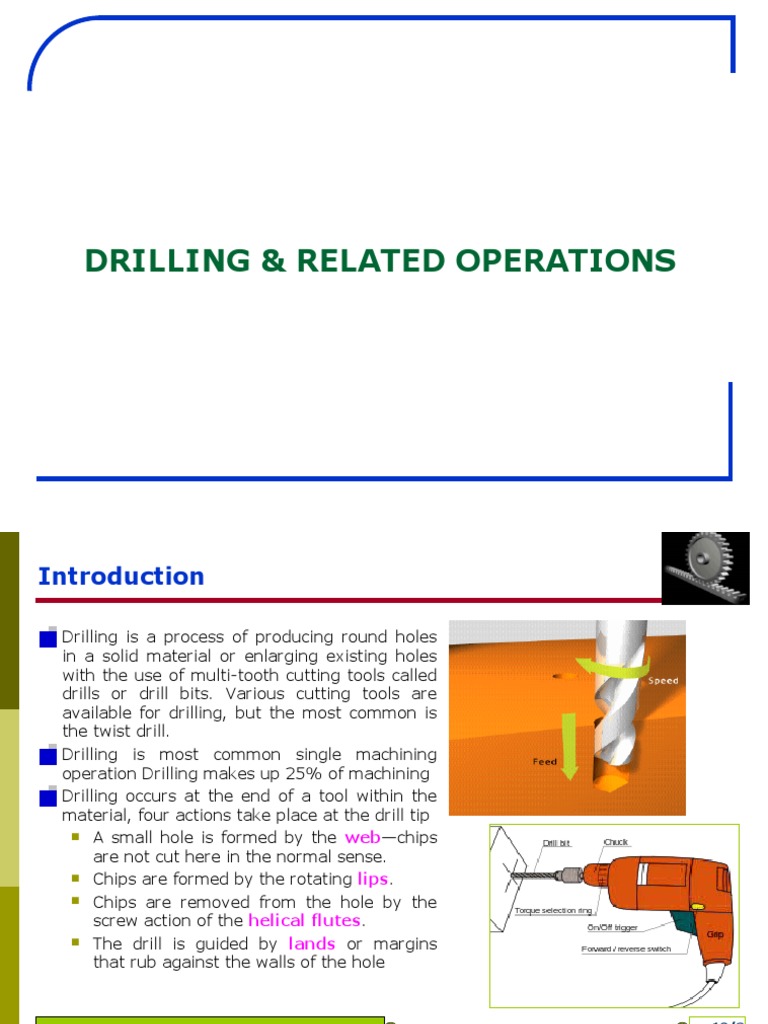 Overview of Drilling Operations | PDF | Drilling | Drill