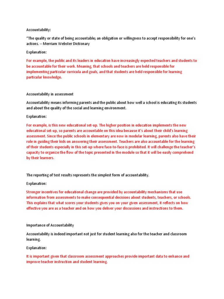 Accountability and Fairness | PDF | Educational Assessment | Teachers