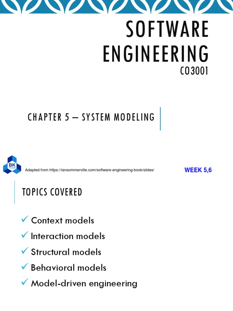 05 Ch5 System Modeling Pdf Use Case Class Computer Programming