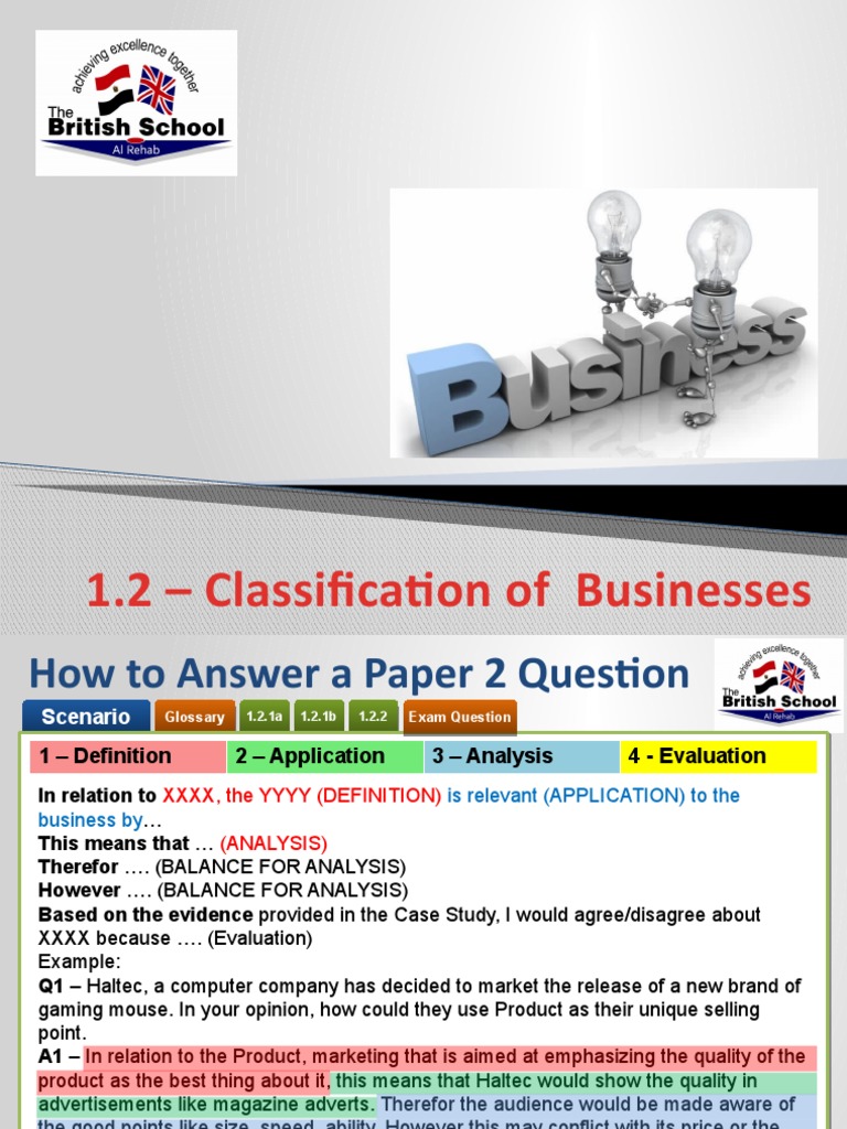 Business Classification Overview | PDF | Health Care | Tertiary Sector ...