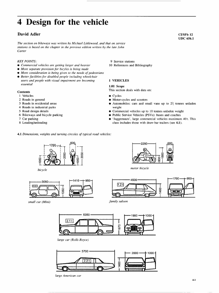 Metric Handbook Part 04 - Design For The Vehicle | PDF