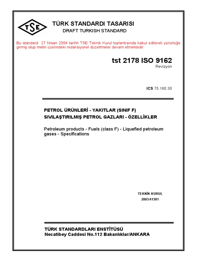 TS 2178 Iso 9162 | PDF