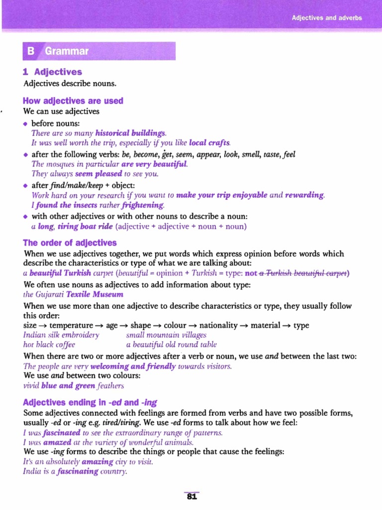 Adj and Adv | PDF | Adverb | Adjective