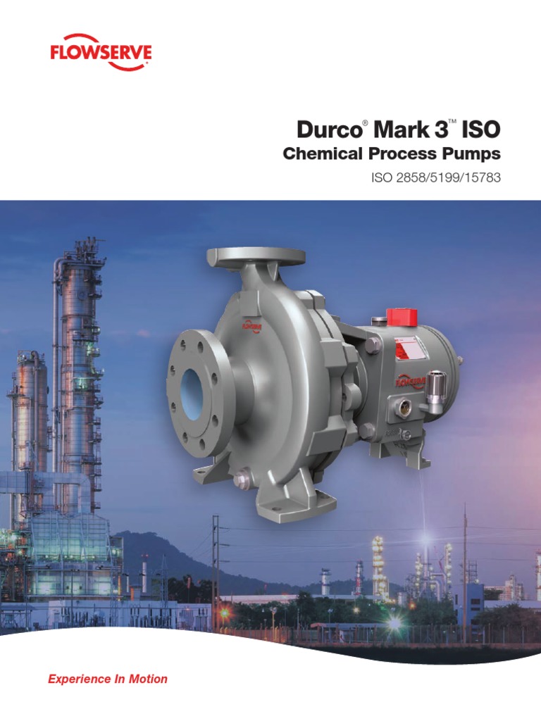 Durco Mark 3 ISO: Chemical Process Pumps | PDF | Pump | Bearing ...