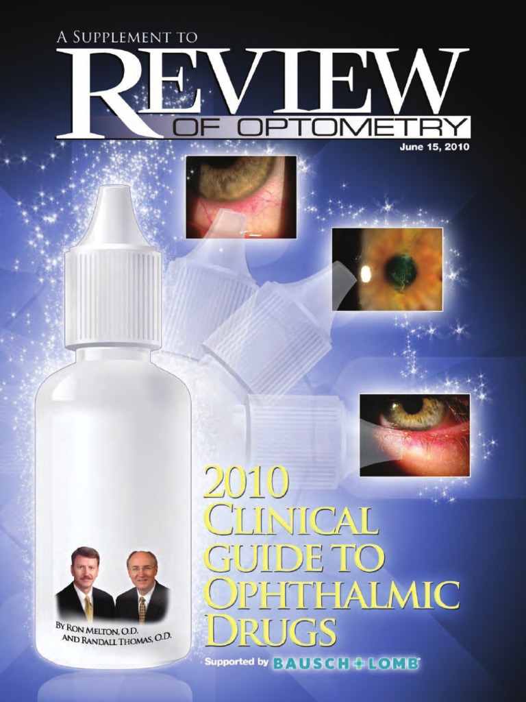 2010 Clinical Guide To Ophthalmic Drugs | PDF | Glaucoma | Optometry