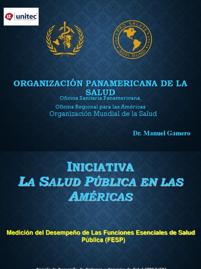 Las Funciones Esenciales de Salud Pública | PDF | Organización Panamericana de la Salud | Salud ...