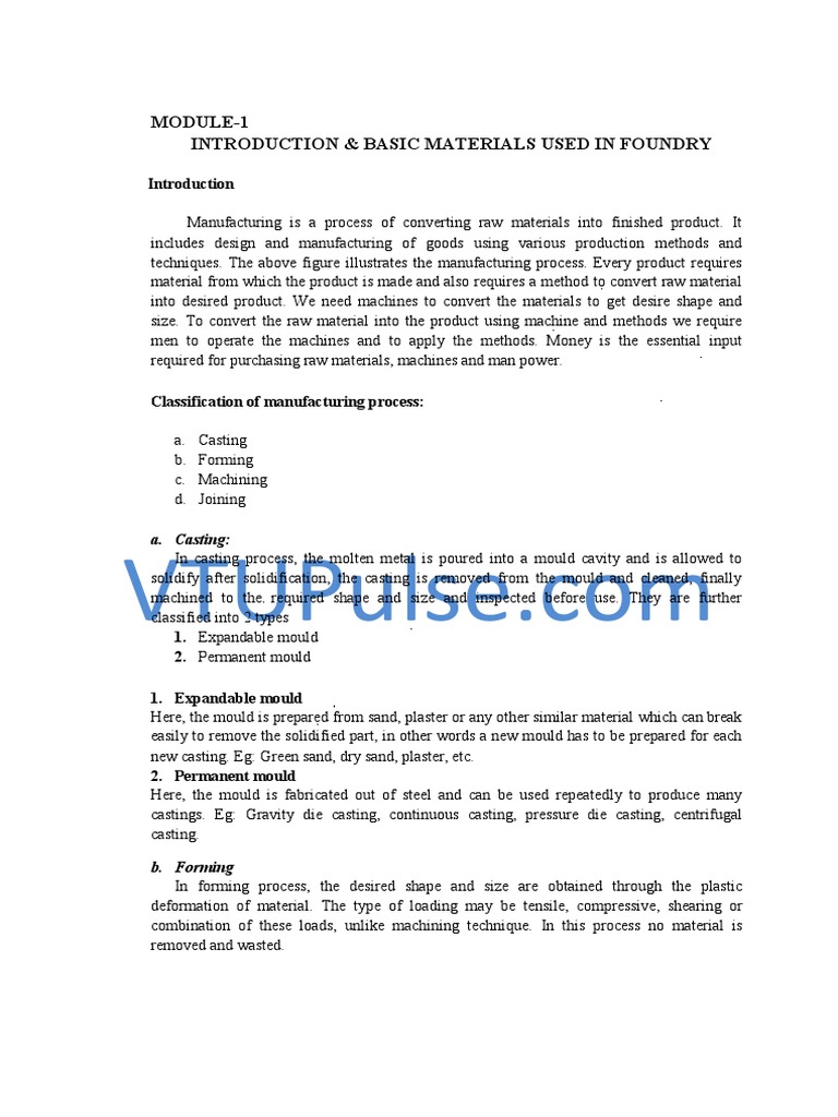 18me35b45b MCW Vtupulse - Com Mod | PDF | Casting (Metalworking) | Casting