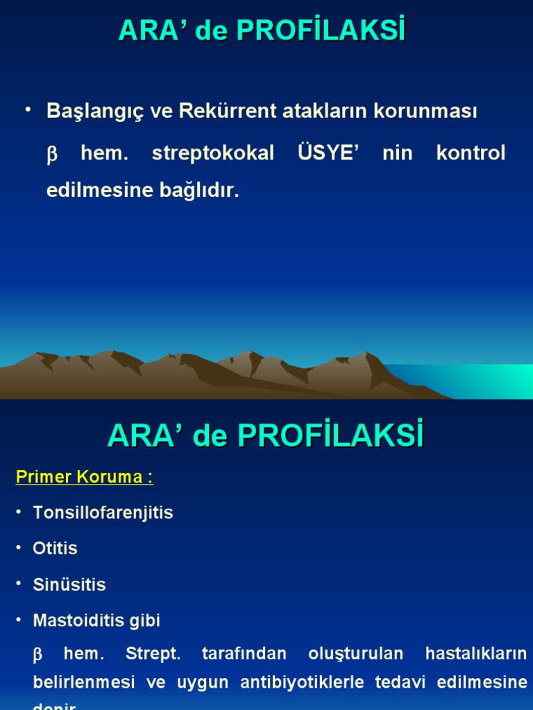 ARA PROFİLAKSİ-Birsen | PDF