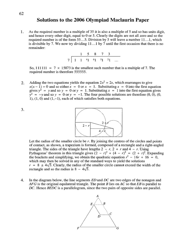 UKMT - IMOK - Maclaurin - Intermediate Mathematical Olympiad and ...