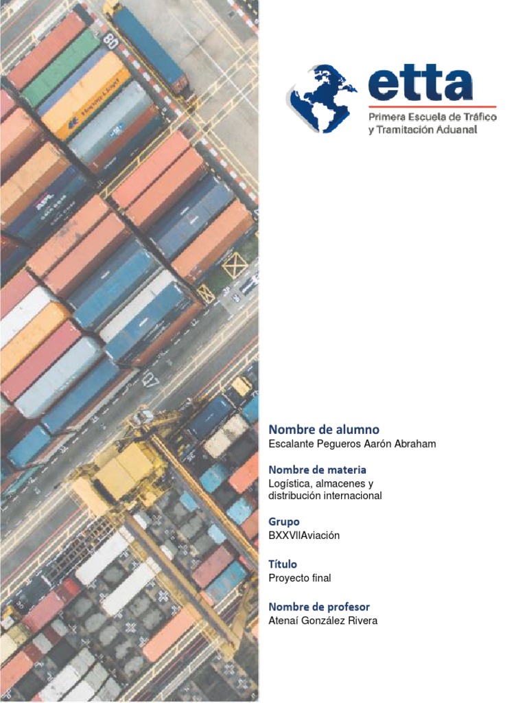 Actividad Práctica de Comercio Exterior | PDF | Logística | Transporte