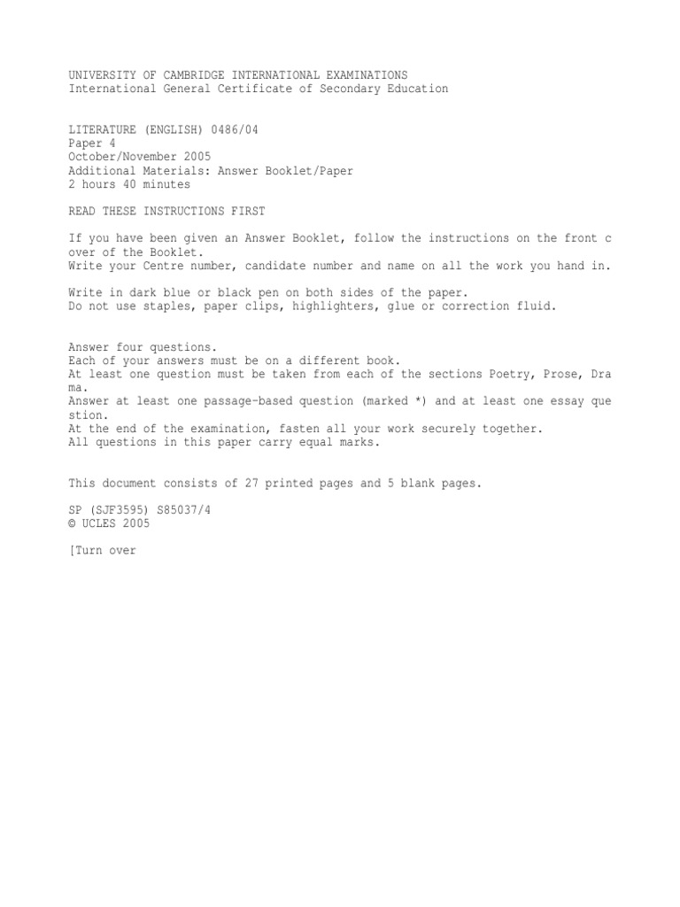 IGCSE Question Paper1