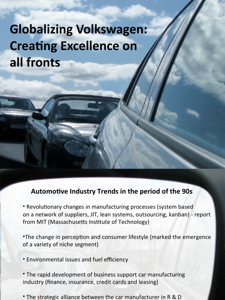 Volkswagen AG Case Study | PDF | Volkswagen | Luxury Vehicles